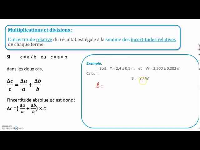Comprendre l'incertitude absolue et relative : formules essentielles à maîtriser - General Infosmax